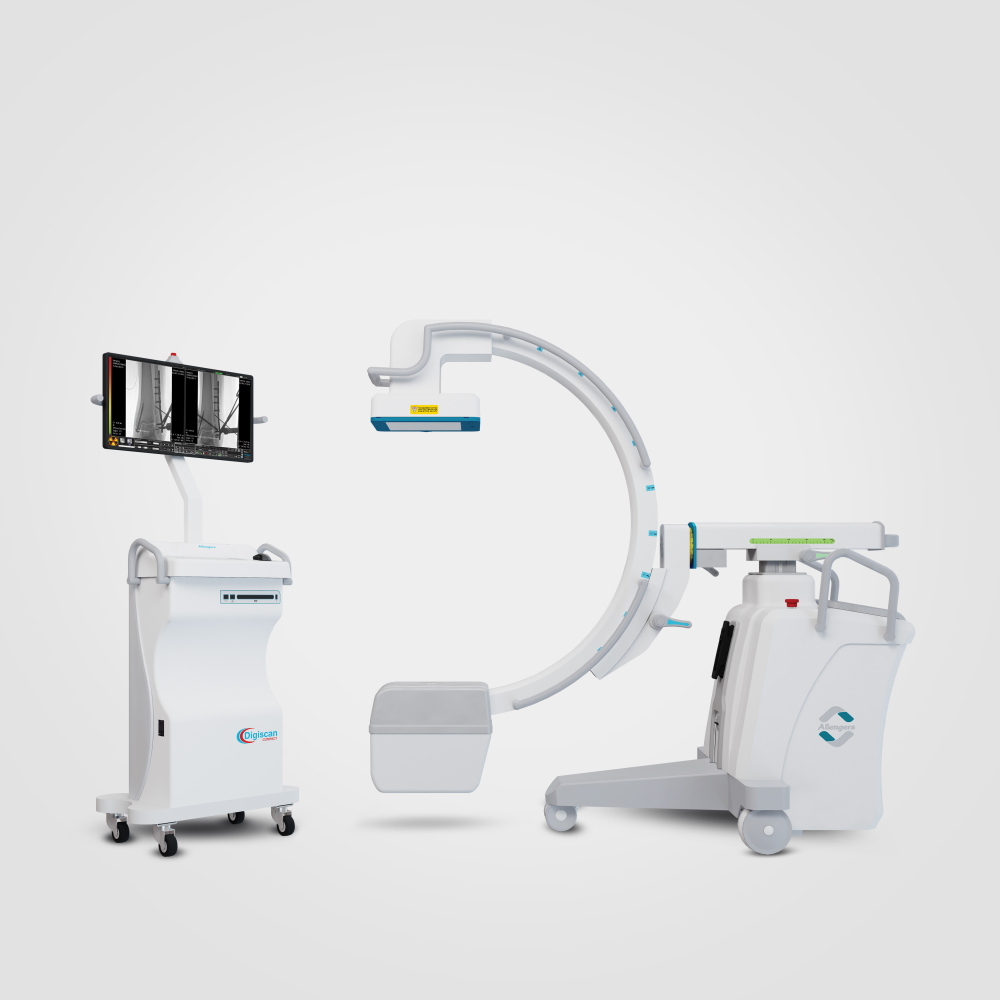 C-Arm mobile Digital X-ray System 3.5 KW (Flat Panel- 7th Generation HE ...